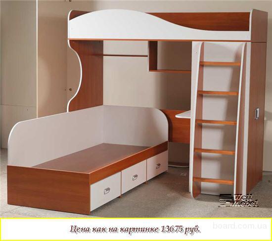Детская кровать-чердак «Оптима» от Мебель-Неман ® со склада в Москве ...